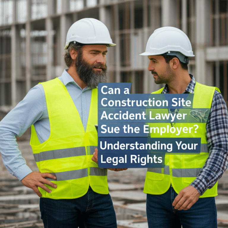 Can a Construction Site Accident Lawyer Sue the Employer? Understanding ...